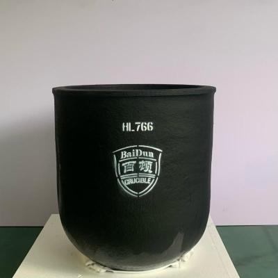 China 5L Silicon Carbide Crucible for Zinc Melting - 400°C-800°C Operating Range with 50% Zinc Adhesion Reduction for sale
