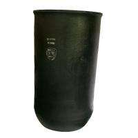 China Silicon Carbide Induction Furnace Crucible Straight Cylindrical 1600C 1-100kg for sale