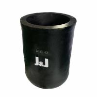 China Silicon Carbide Graphite Induction Furnace Crucible 1600°C Temperature Resistance 1-100kg Capacity for sale
