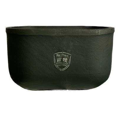 China 15.5kg Capacity Graphite-Clay Crucible for Metal Melting - 1650°C Max Temperature, Cylindrical Design for sale