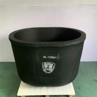 China Oxidation Resistant Oval Crucible 2.21-2.25 g/cm3 Silicon Carbide Graphite 1600°C for sale