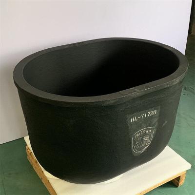 China Thermal Shock Resistance Silicon Carbide Crucible Refractory Solutions For Smelting Casting for sale