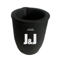 China Silicon Carbide Graphite Crucible with Pouring Nozzle - 1600°C Temperature Resistance, 2.21-2.25 g/cm³ Density for Metal Melting for sale