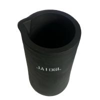 China Silicon Carbide Graphite Crucible with Pouring Nozzle - 1600°C Temperature Resistance, 2.21-2.25 g/cm³ Density for sale