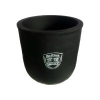 China Cylindrical Silicon Carbide Graphite Crucible 1650°C Maximum Temperature 150kg Capacity for Metal Melting for sale