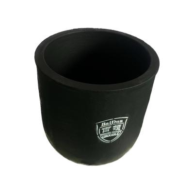 China Cylindrical Carbon Graphite Crucibles Model 1000# for High-Temperature Metal Melting and Heat Treatment for sale
