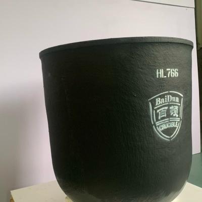 China Low Porosity Silicon Carbide Graphite Crucible with Nozzle High Heat Conductivity for Precision Thermal Management for sale