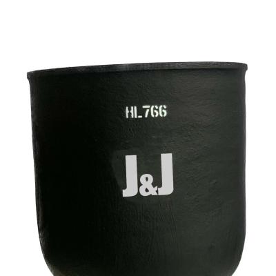 China Clay Graphite Crucible 1.7-1.85 g/cm³ Density for Metal Melting and Casting Applications for sale