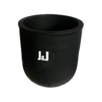 China Clay Graphite Crucible High Thermal Conductivity Low Porosity Density 1.7-1.85 G/cm3 Various Sizes for sale