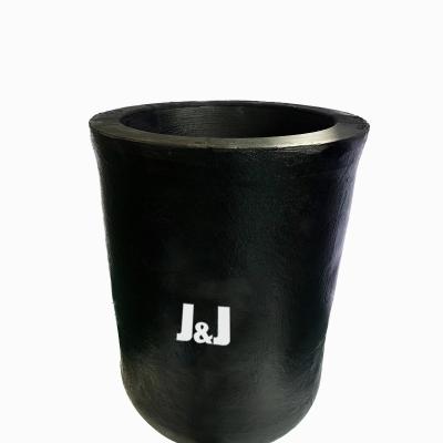 China Silicon Carbide Graphite Crucible Heat Resistant Up to 1600°C for Metal Melting Casting Molds for sale