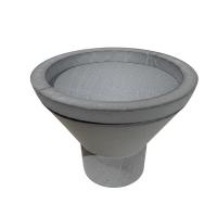 China 1kg Clay Graphite Crucible for Melting and Casting Metals and Alloys Customizable Size for sale
