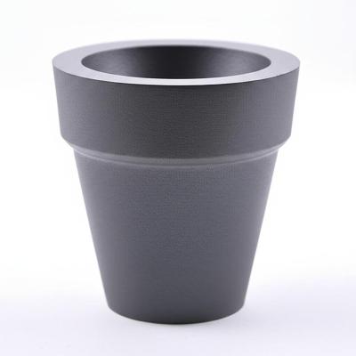China Clay Graphite Crucible 1kg Capacity Good Thermal Shock Resistance Customizable Size for Metal Melting Casting for sale