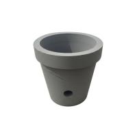 China Clay Graphite Crucible 1kg Capacity Good Thermal Shock Resistance for Metal Melting Casting for sale