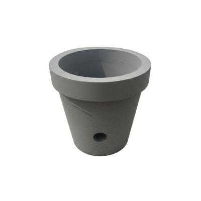 China Clay Graphite Crucible 1kg Capacity Good Thermal Shock Resistance for Metal Melting Casting for sale