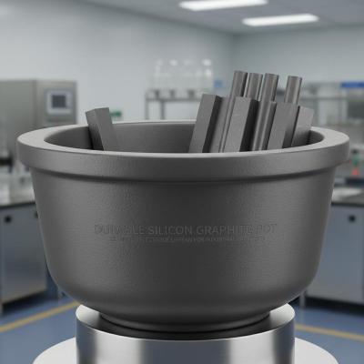 China High Purity Silicon Carbide Graphite Crucible 2000ml for Casting Molds and Electrodes for sale