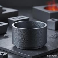China High Purity Silicon Carbide Graphite Crucible for Casting Molds 2000°C for sale