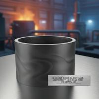 China Silicon Carbide Graphite Crucible Low Porosity High Thermal Conductivity for Industrial Melting for sale