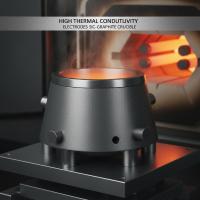China Silicon Carbide Graphite Crucible High Thermal Conductivity 2000C for Industrial Furnaces for sale