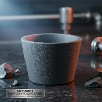 China Silicon Carbide Graphite Crucible High Thermal Conductivity Oxidation Resistance for Industrial Melting for sale