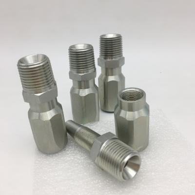 China 15618 - 06 - 06 Forged Technics And Carbon Steel Material Reusable Hose Fittings for sale