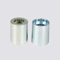 China 00210 - 24 MS SS steel hose crimp ferrules with smooth groove for sale
