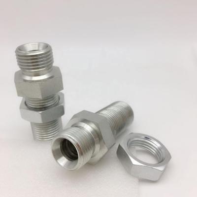 China Bulkhead 60 Degree Seat  Straight Pipe Thread Fittings for sale