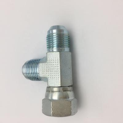 China JIC Female 74 Degree Cone  Tee Hydraulic Adapter for sale