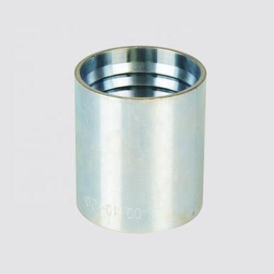 China manufacturer hose fittings terminal ferrule 00110-06 for SAE 100 R1 hose hydraulic parts for sale