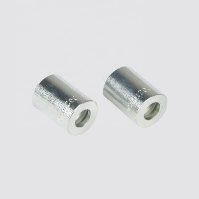 China Carbon steel hydraulic Crimp Hose Ferrules no skive 00210 Hose Fittings for sale