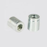 China flexible rubber pipe coupling hose ferrules for SAE 100R2AT/EN 853 2SN hose no-skive for sale