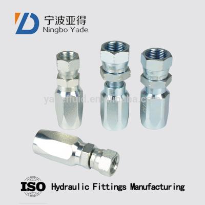 China Flared One Piece 26718D-R5 74 Degree Reusable Hose Fittings for sale