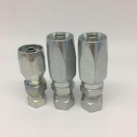China Cr3 Zinc Plated  Excavator 1/4 Inch Female Swivel Hose Fitting for sale
