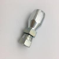 China Cr3 Zinc Plated  Excavator 1/4 Inch Female Swivel Hose Fitting for sale