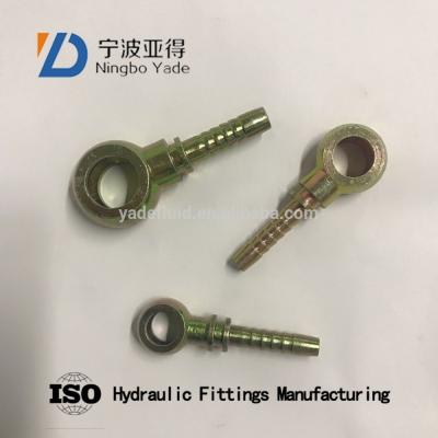 China Nipple Bsp Braided Hydraulic Crimp Fittings for sale