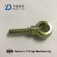 China Nipple Bsp Braided Hydraulic Crimp Fittings for sale