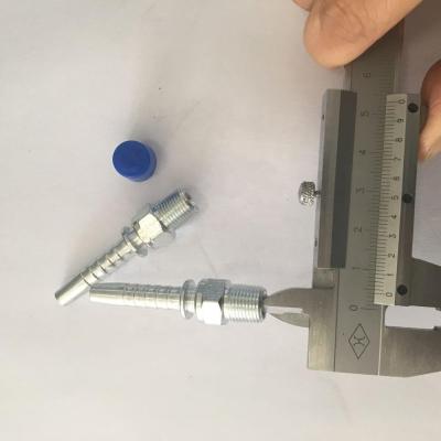 China Swaged NPT JIC 0.01mm Tolerance BSP Hose Fittings for sale
