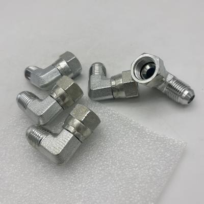 China 2J9-06 90 Degree Elbow JIC Female Hydraulic Adapter Swivel Hydraulic Connector for sale