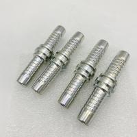 China 90011-06-06 Trivalent Zinc Plated Hydraulic Hose Connector for sale