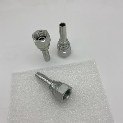 China BSP Female Straight Cone Hose Crimping Fittings Ferrule For Rubber Hose for sale