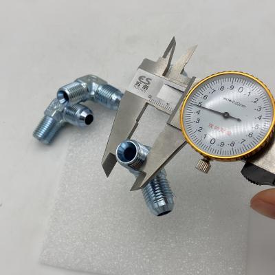 China 74 Degree Cone Flared Jic Tube Fittings Stainless Steel Hose Adapter for sale