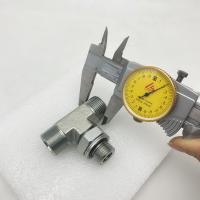 China Metric Male O Ring Ferrule To Metric Tee Adaptor Jic Fittings for sale