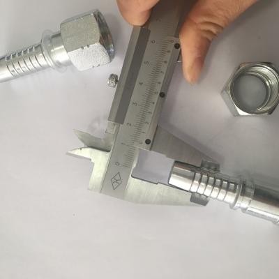 China ORFS Female Flat Seat Excavator Metric Hydraulic Fittings for sale