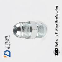 China 1J JIC Male 74 Cone Union Metric Hose Adapters For Excavator for sale