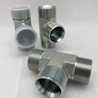 China Male 60 Degree Elbow Seat Tee Bsp Hydraulic Hose Fittings for sale