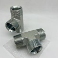 China Male 60 Degree Elbow Seat Tee Bsp Hydraulic Hose Fittings for sale