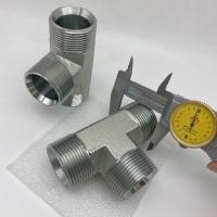 China Male 60 Degree Elbow Seat Tee Bsp Hydraulic Hose Fittings for sale