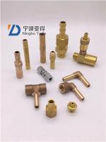 China OEM Brass Compression Shelve Stamping BSPT JIC Hydraulic Hose Adapters for sale