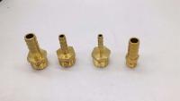 China Quick Connect NPT Thread Brass Barb Hose Adapter Size 1/4 Inch for sale
