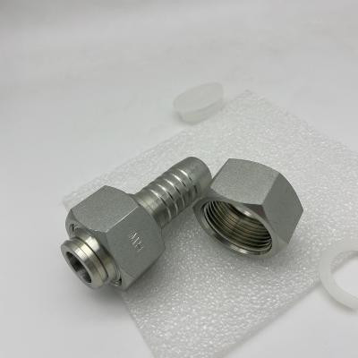 China 20411 Hydraulic Fittings Jic / Npt / Bsp / Sae / Din / Metric Female O Ring 24 Degree Cone Reusable for sale