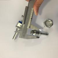 China Female Double Hex Metric Jic Hydraulic Fittings Reusable One Piece for sale